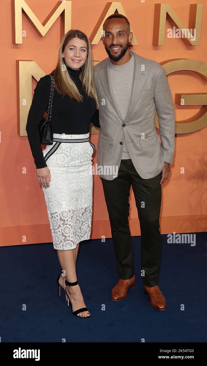 Oct 03, 2022 - London, England, UK - Theo Walcott and Melanie Walcott ...