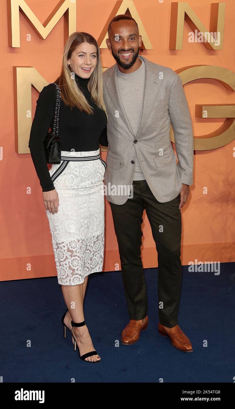 Oct 03, 2022 - London, England, UK - Theo Walcott and Melanie Walcott ...