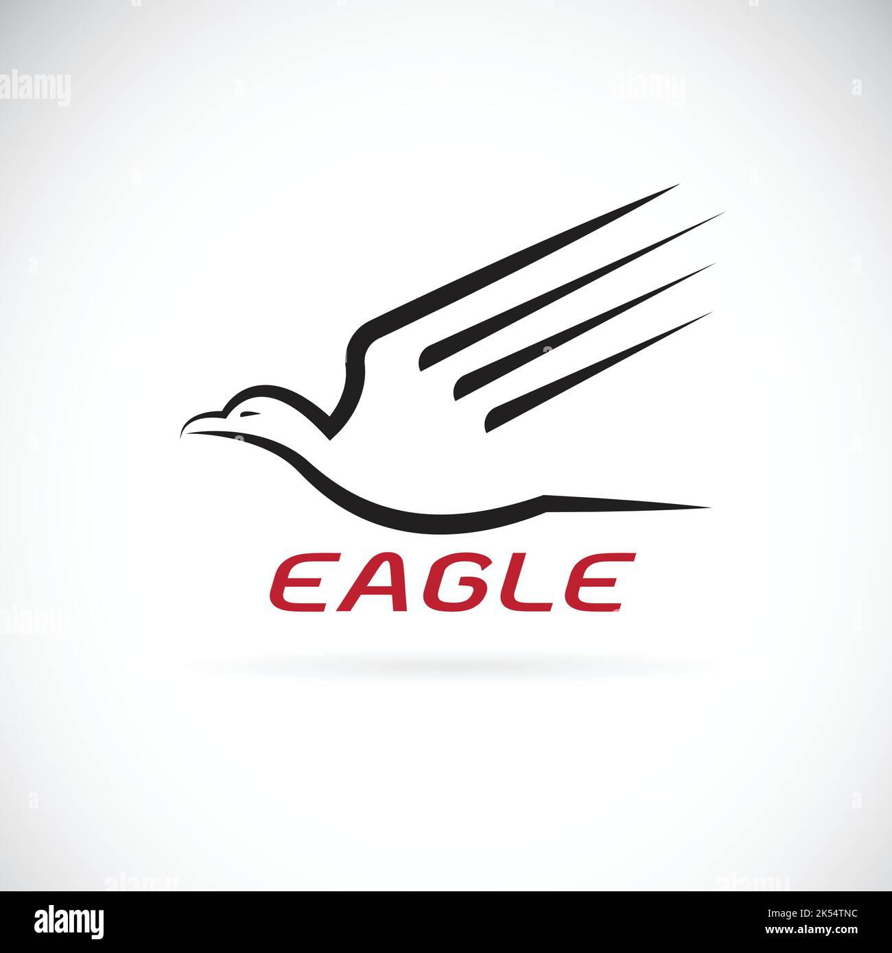 Vector of an eagle design on white background. Bird. Vector. Easy ...