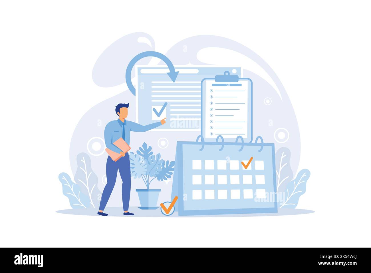 Vision and scope document abstract concept vector illustration. Vision ...