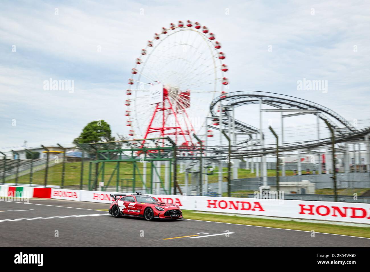 The Mercedes AMG FIA Safety Car on track during the Formula 1 Honda ...