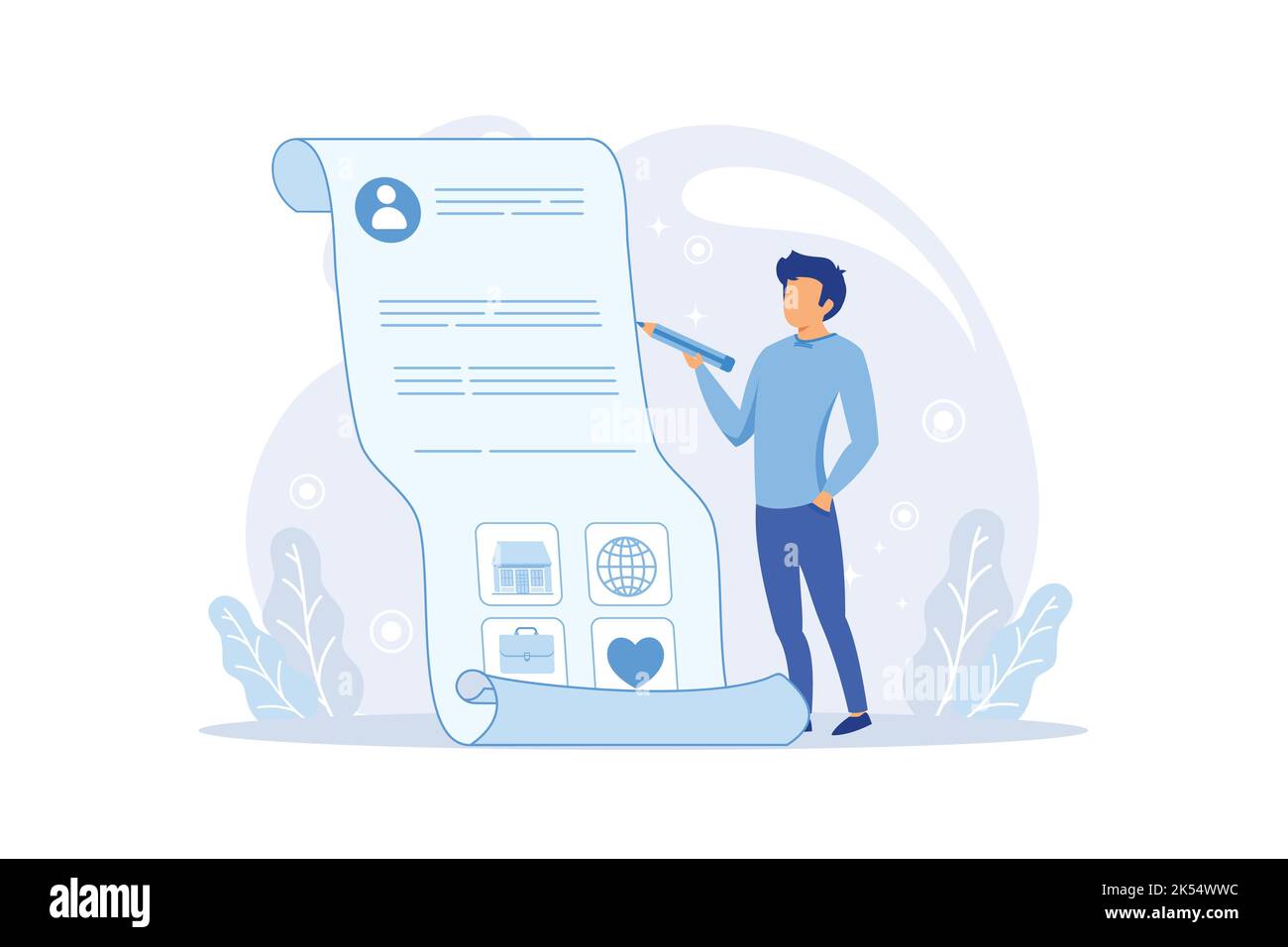 a person using a smartphone to fill out a registration form ...