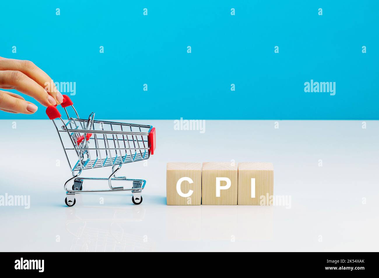 CPI - Consumer Price Index symbol.Letter block in word CPI abbreviation ...