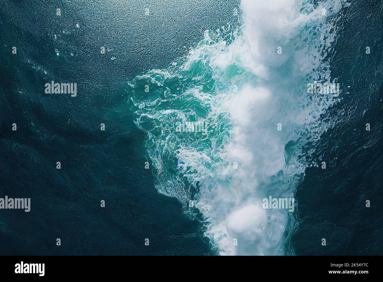 Destruction of underwater gas pipelines. underwater explosion and gas ...