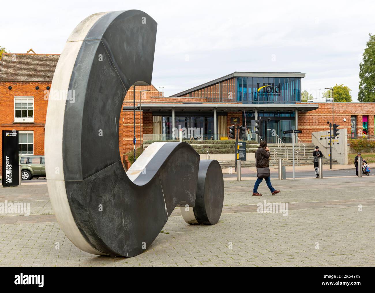 Question mark sculpture by Langlands and Bell, The Hold archive ...