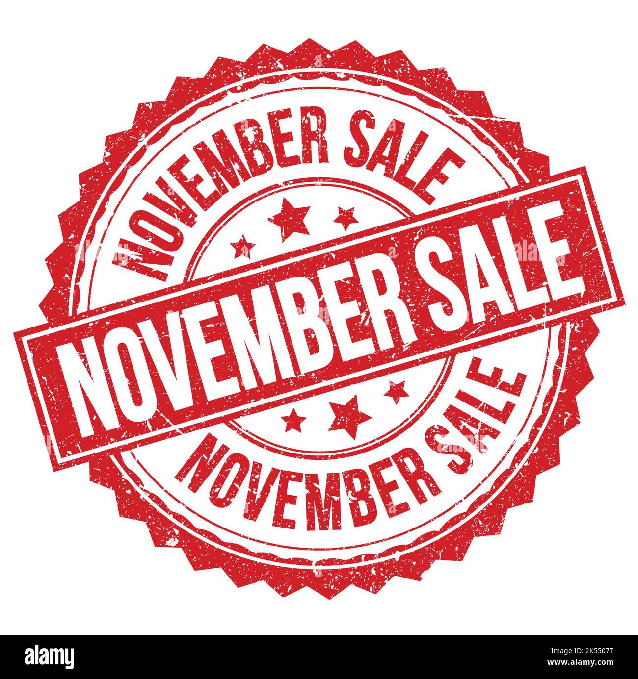 NOVEMBER SALE text written on red round stamp sign Stock Photo - Alamy