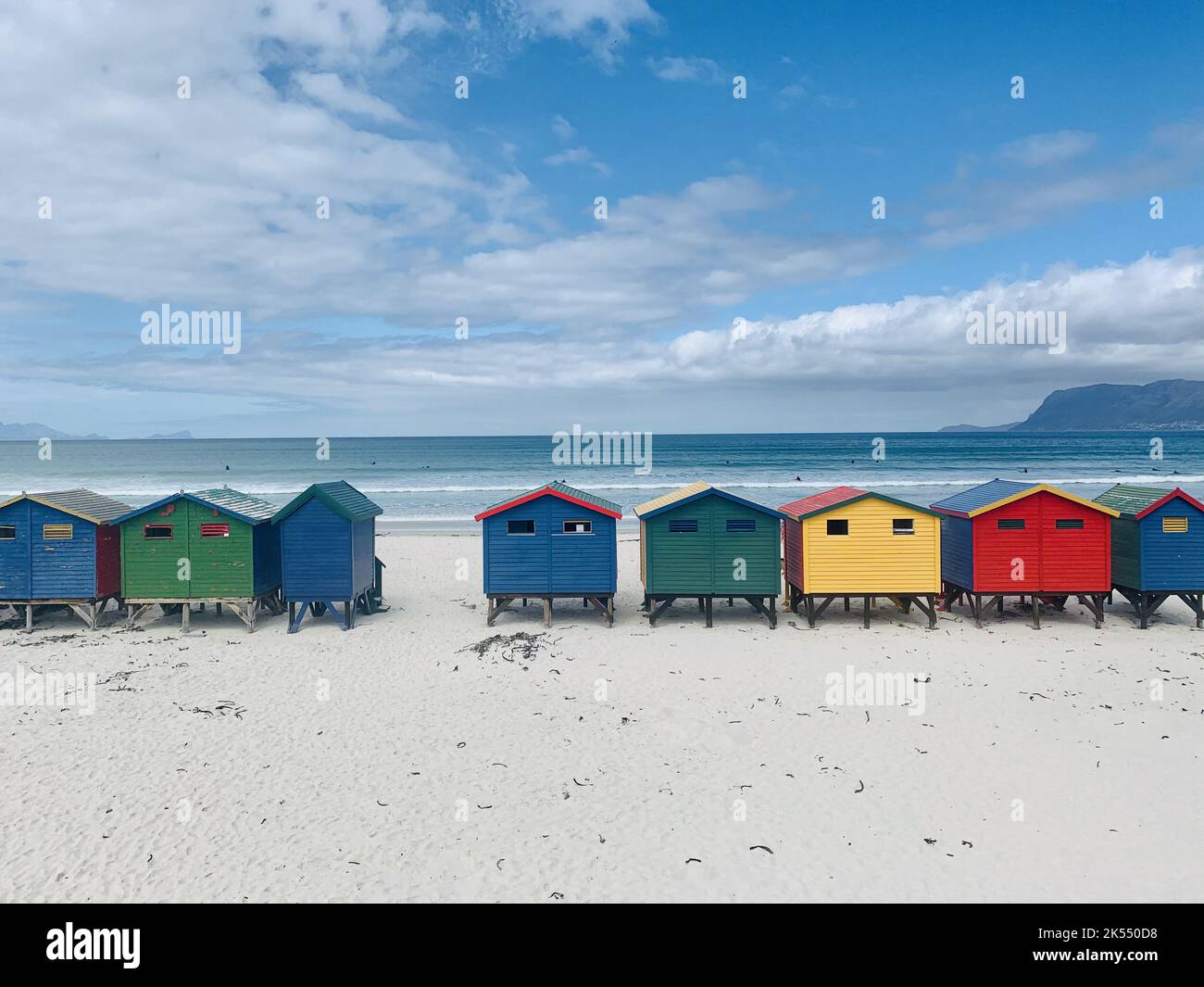 Colorful houses, Muizenberg, Cape Town, South Africa Stock Photo - Alamy