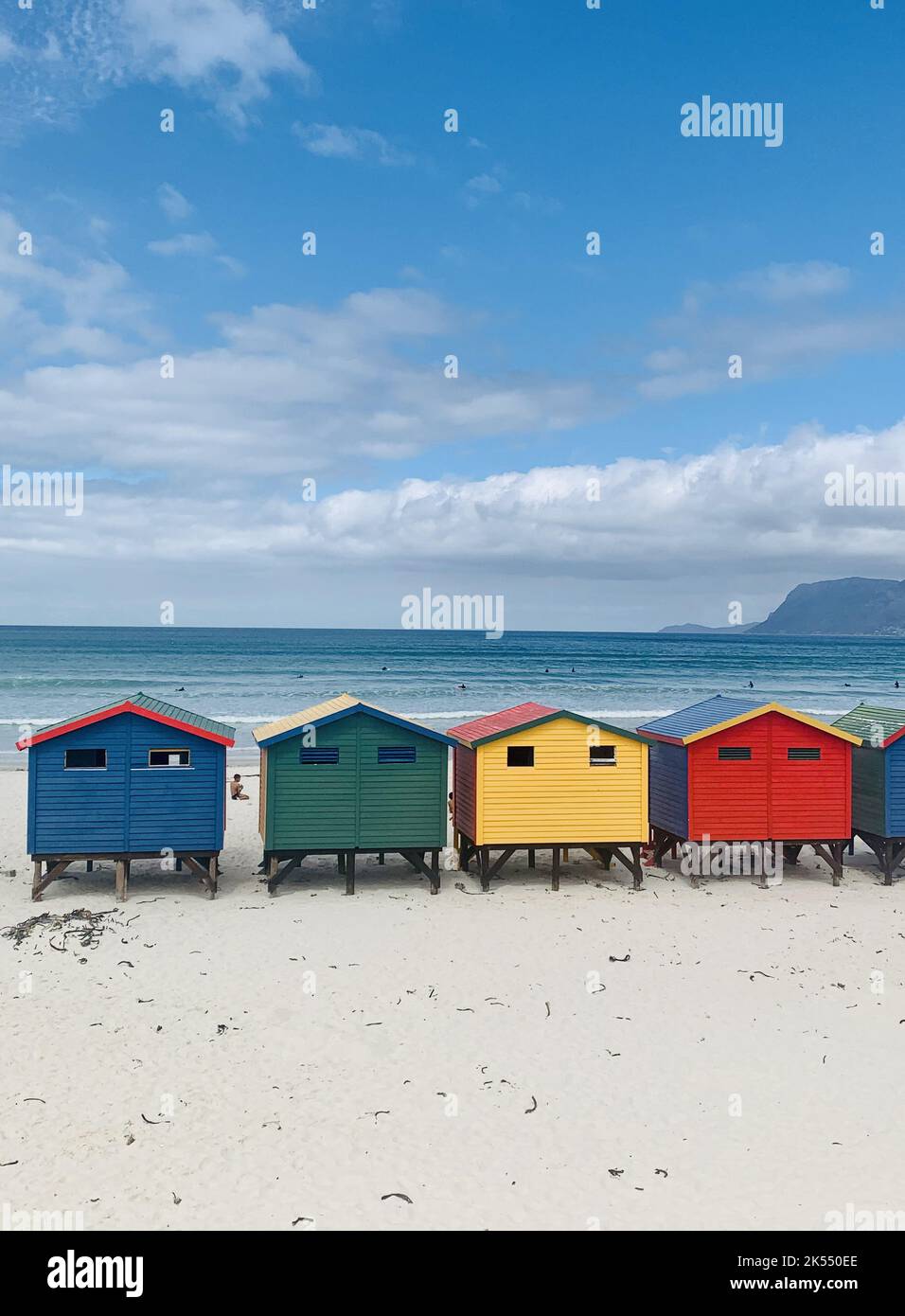 Colorful houses, Muizenberg, Cape Town, South Africa Stock Photo - Alamy