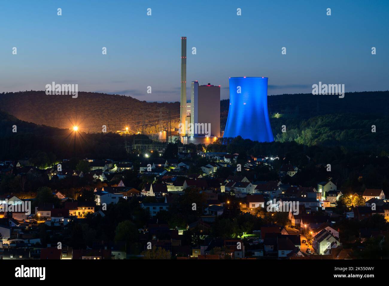 Bexbach, Germany. 05th Oct, 2022. The STEAG power plant in Bexbach ...