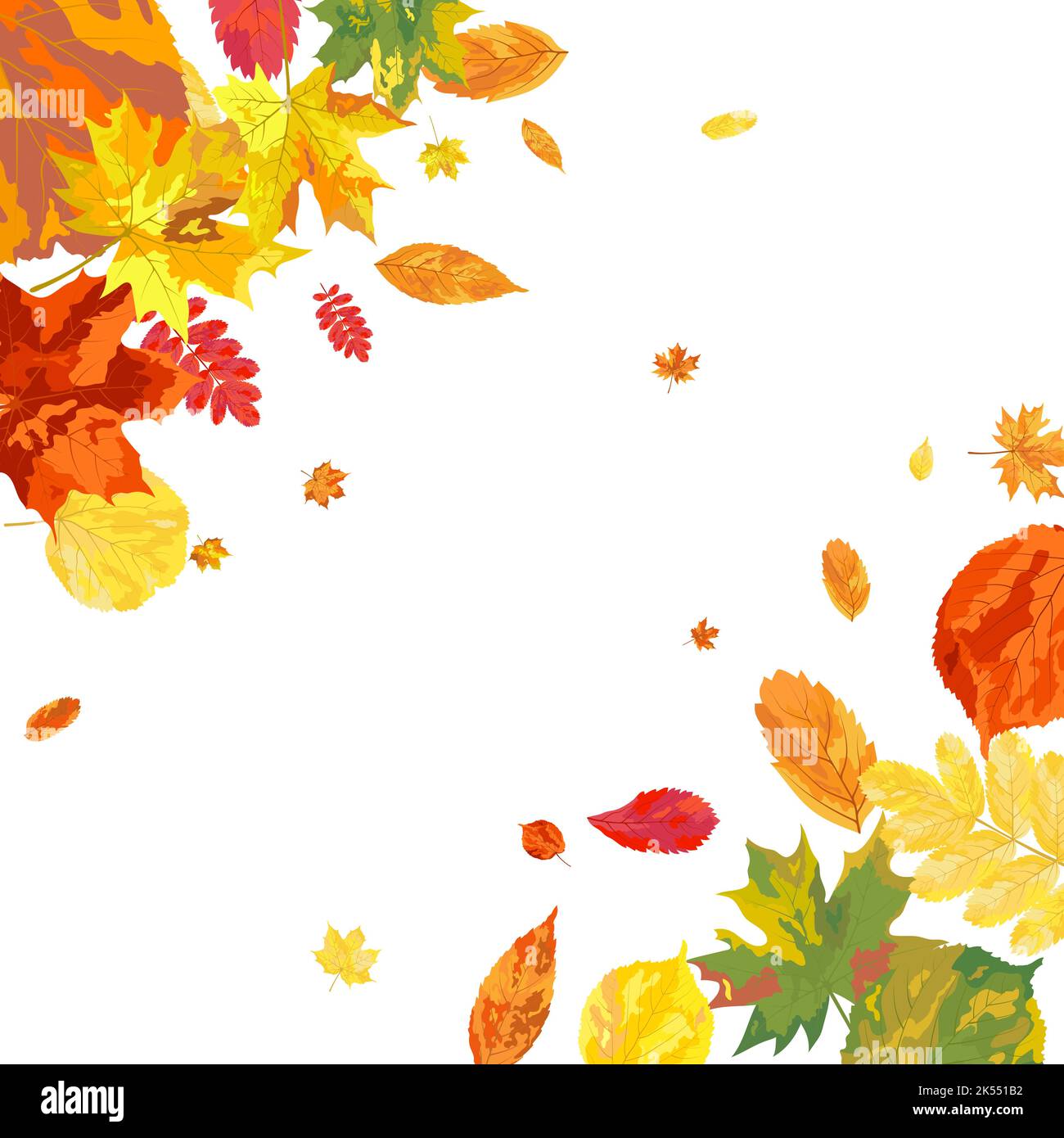 Blowing Leaves Clip Art