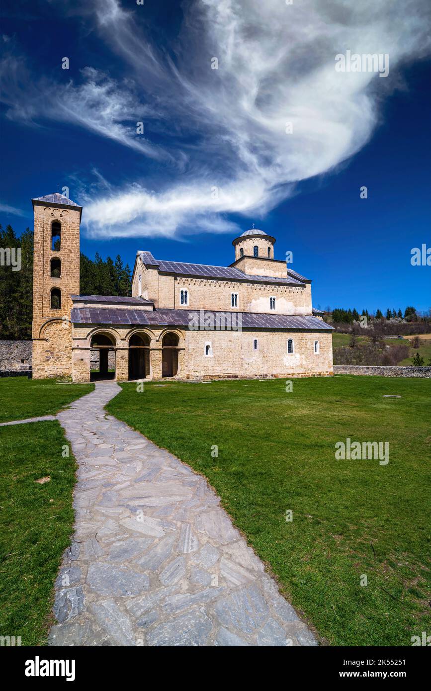 The Sopocani Monastery in Serbia Stock Photo - Alamy