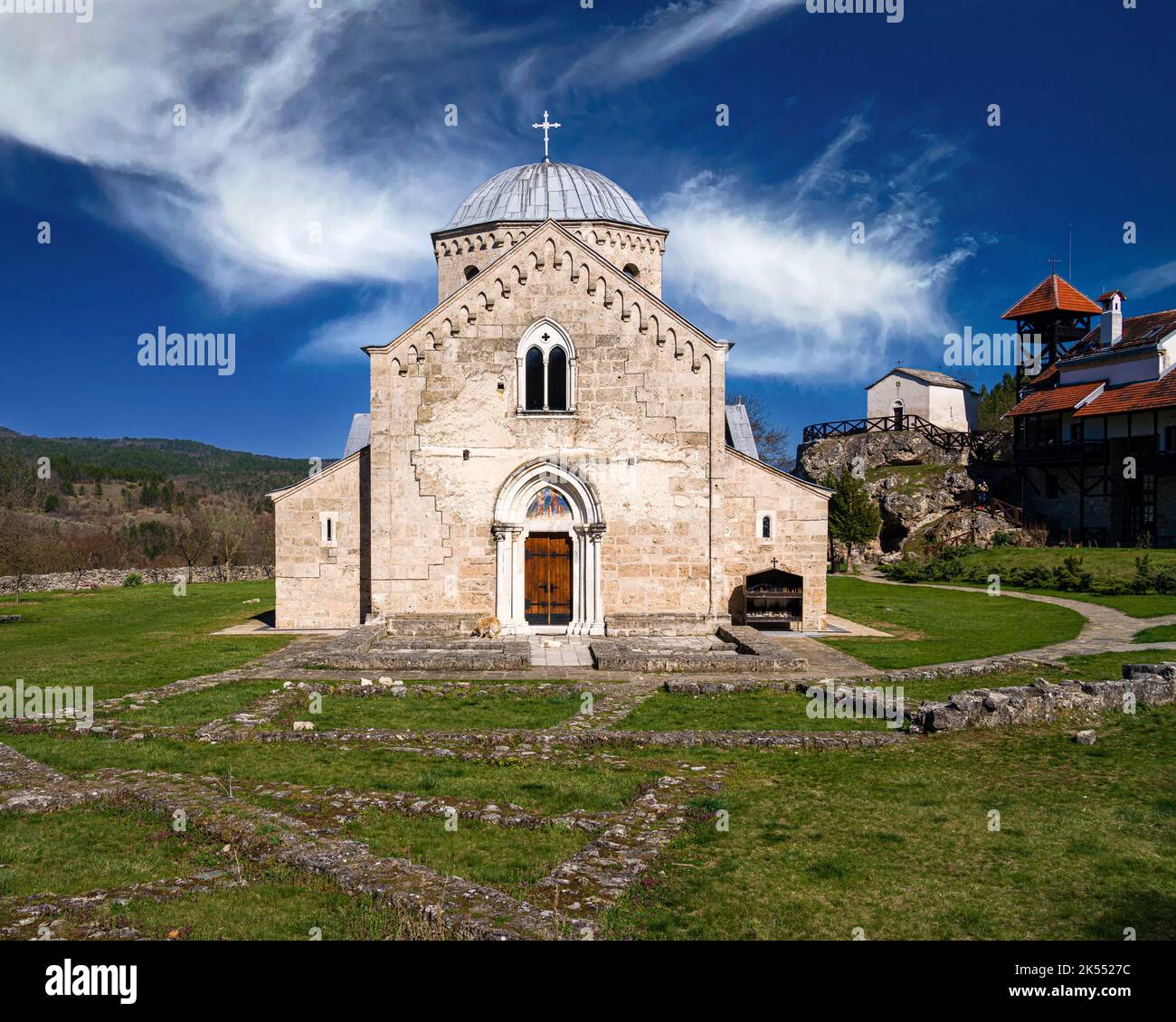 The Gradac Monastery in Serbia Stock Photo - Alamy