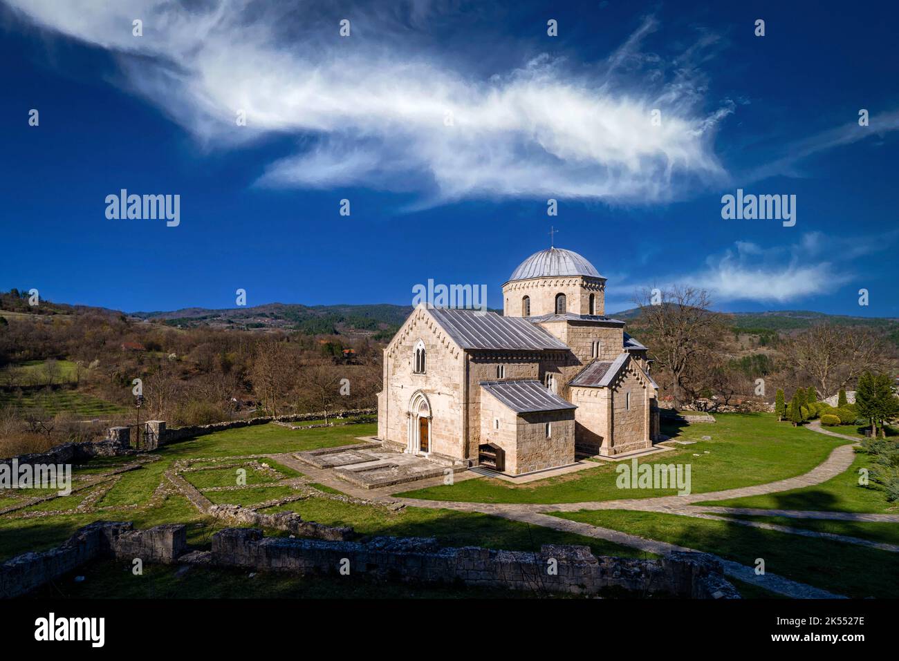The Gradac Monastery in Serbia Stock Photo - Alamy