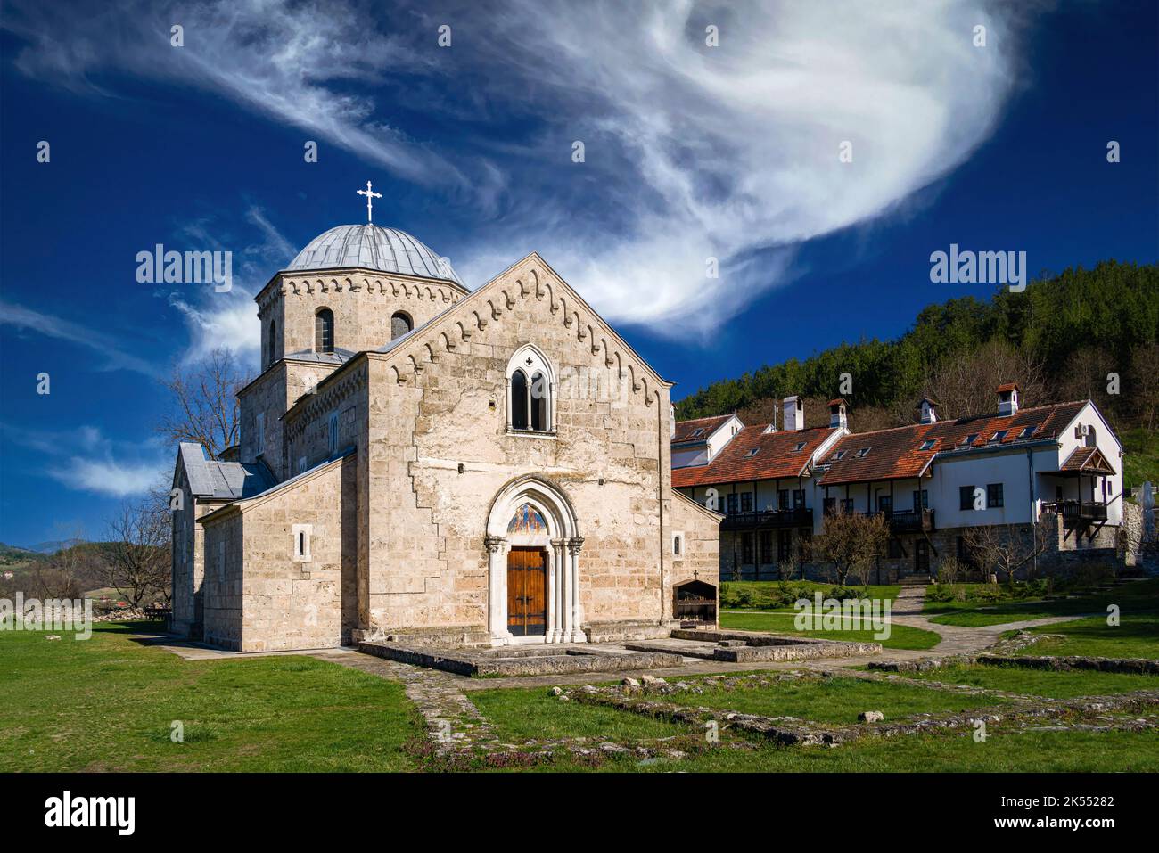 The Gradac Monastery in Serbia Stock Photo - Alamy
