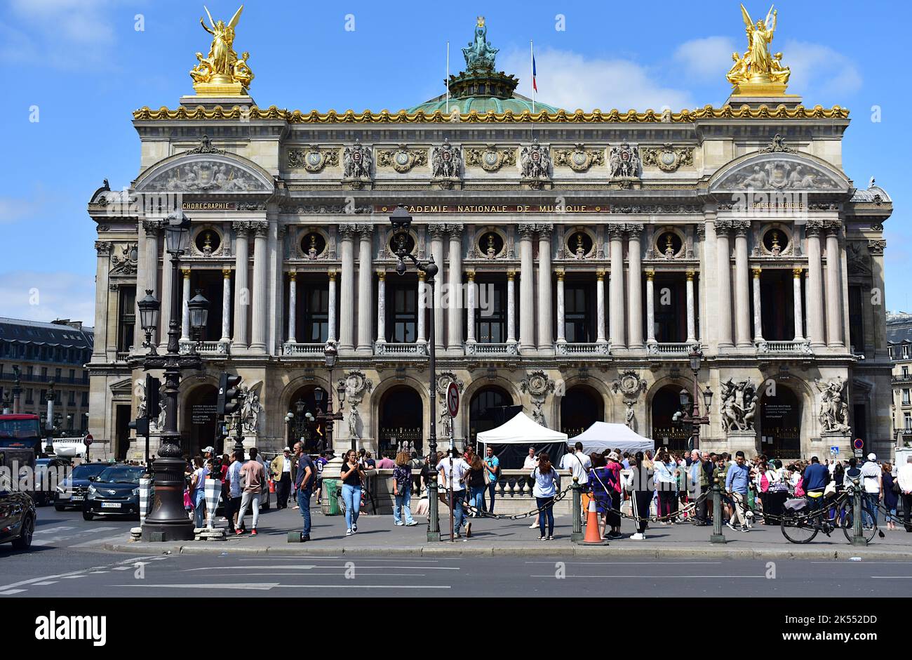 Opera Garnier or Palais Garnier. Paris, France. August 2018 Stock Photo ...