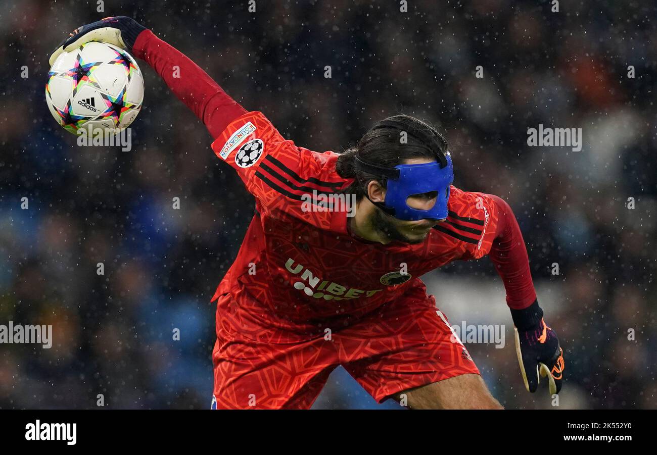 Manchester, England, 5th October 2022. Kamil Grabara of FC Copenhagen ...
