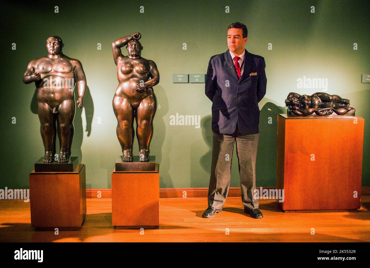 Colombia, Bogota Work of Botero in the Botero museum Stock Photo - Alamy