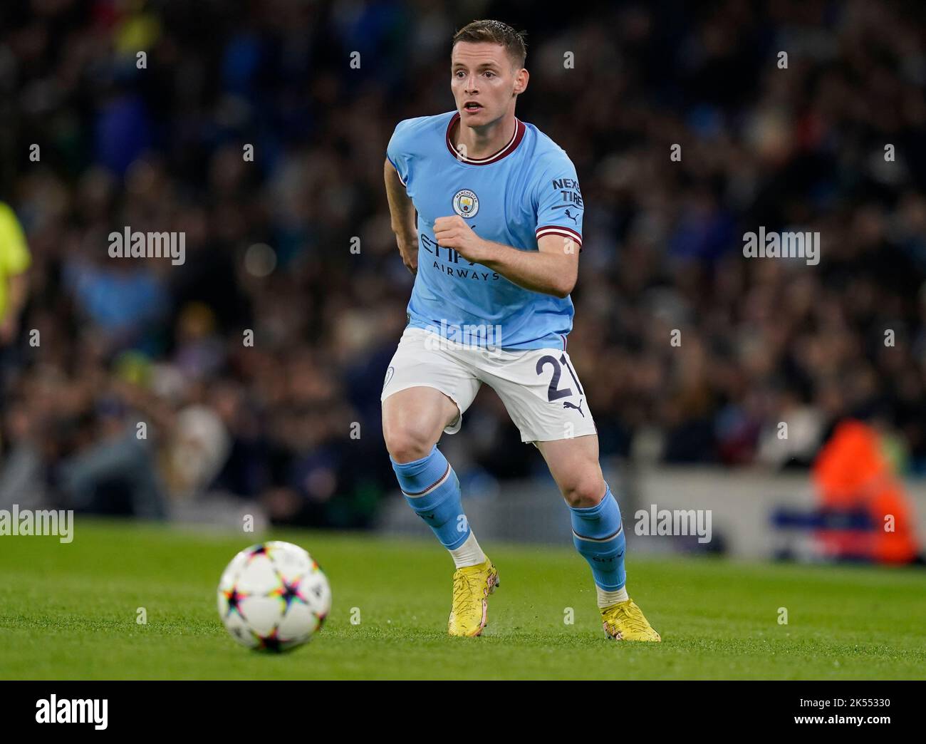 Manchester, England, 5th October 2022. Sergio Gomez of Manchester City ...