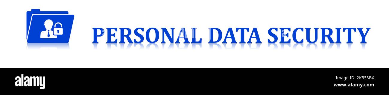 Illustration of a personal data security concept Stock Photo - Alamy