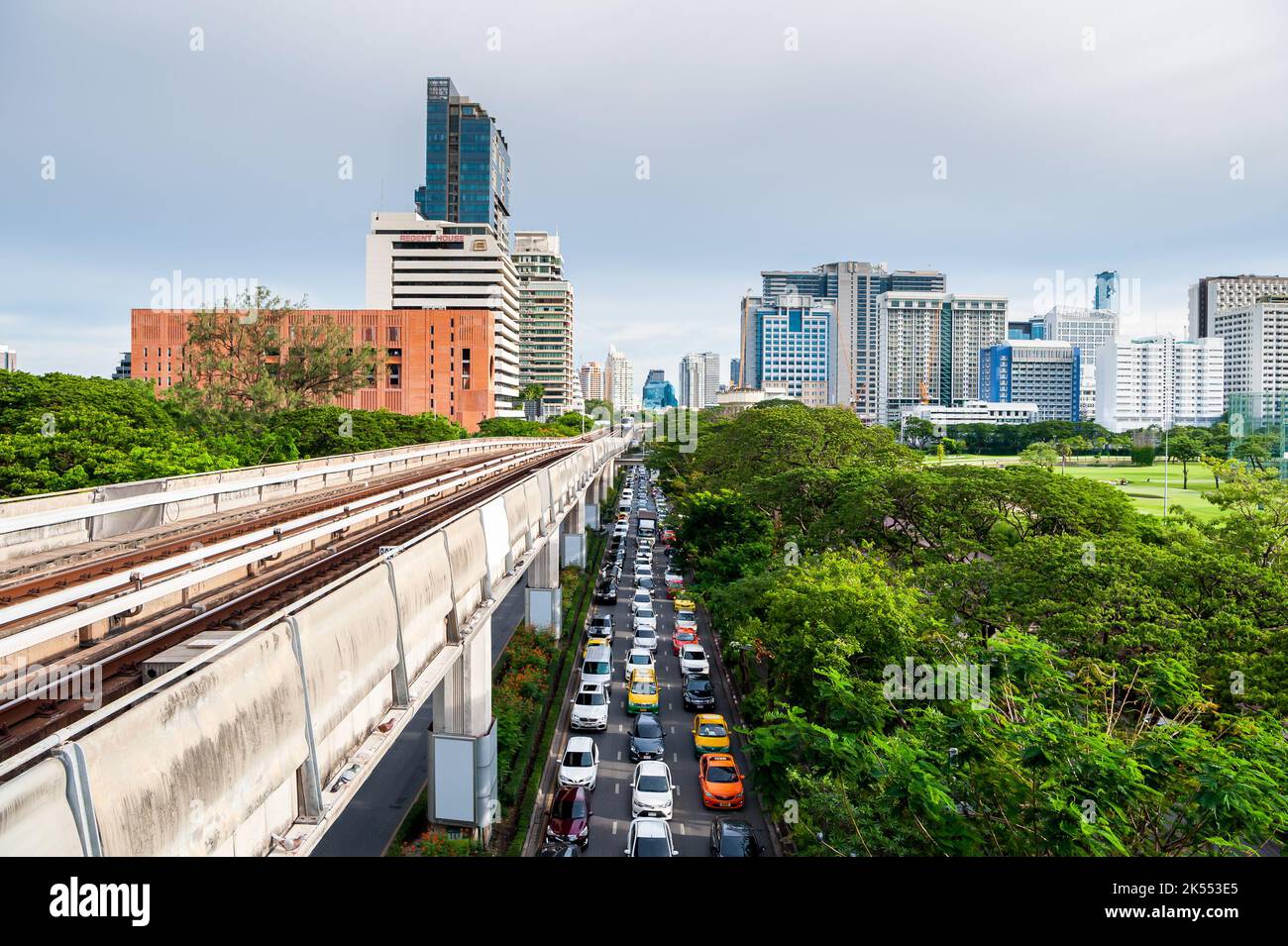 Ratchadamri skytrain station hi-res stock photography and images - Alamy