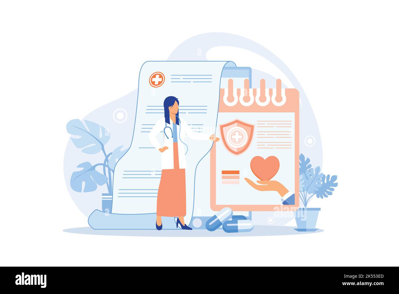 Insurance claim support Stock Vector Images - Alamy