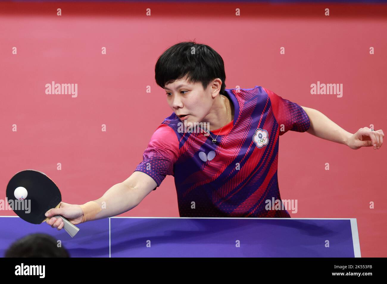 Chengdu, China's Sichuan Province. 6th Oct, 2022. Cheng I-Ching of ...