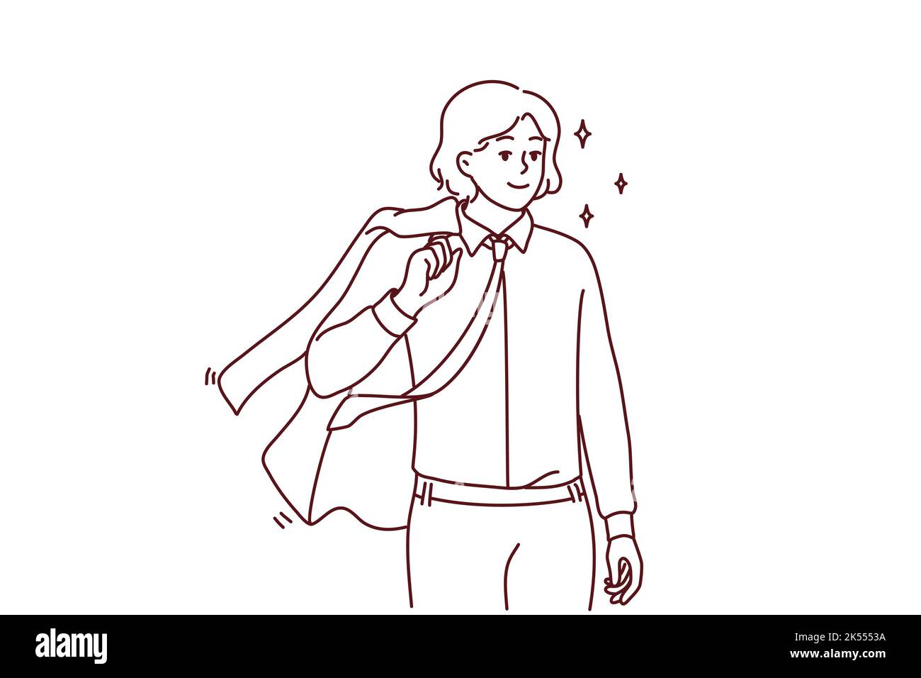 Female ceo cartoon Cut Out Stock Images & Pictures - Alamy