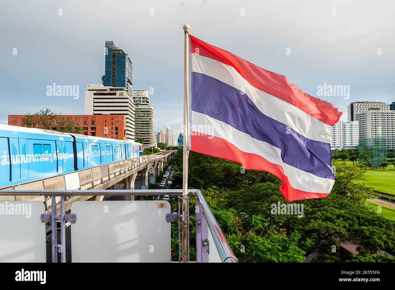 Ratchadamri skytrain station hi-res stock photography and images - Alamy