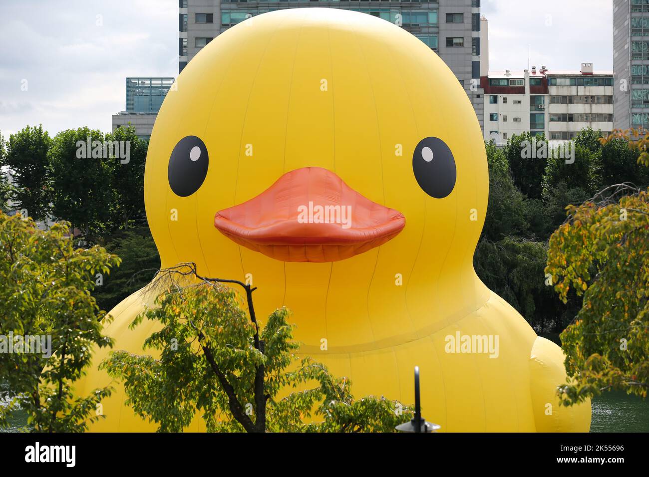 Seoul, South Korea. 6th Oct, 2022. The Rubber Duck designed by Dutch ...