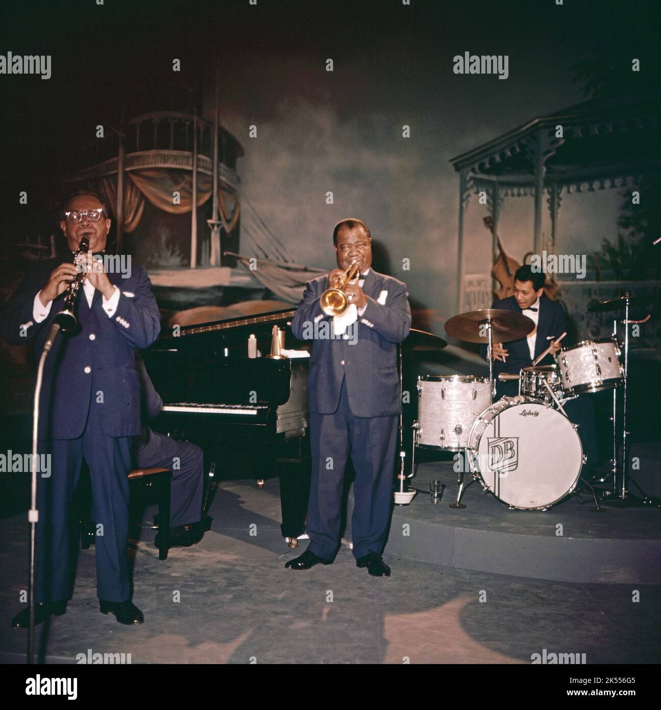 Louis Armstrong, amerikanischer Sänger, Jazztrompeter und Schauspieler ...