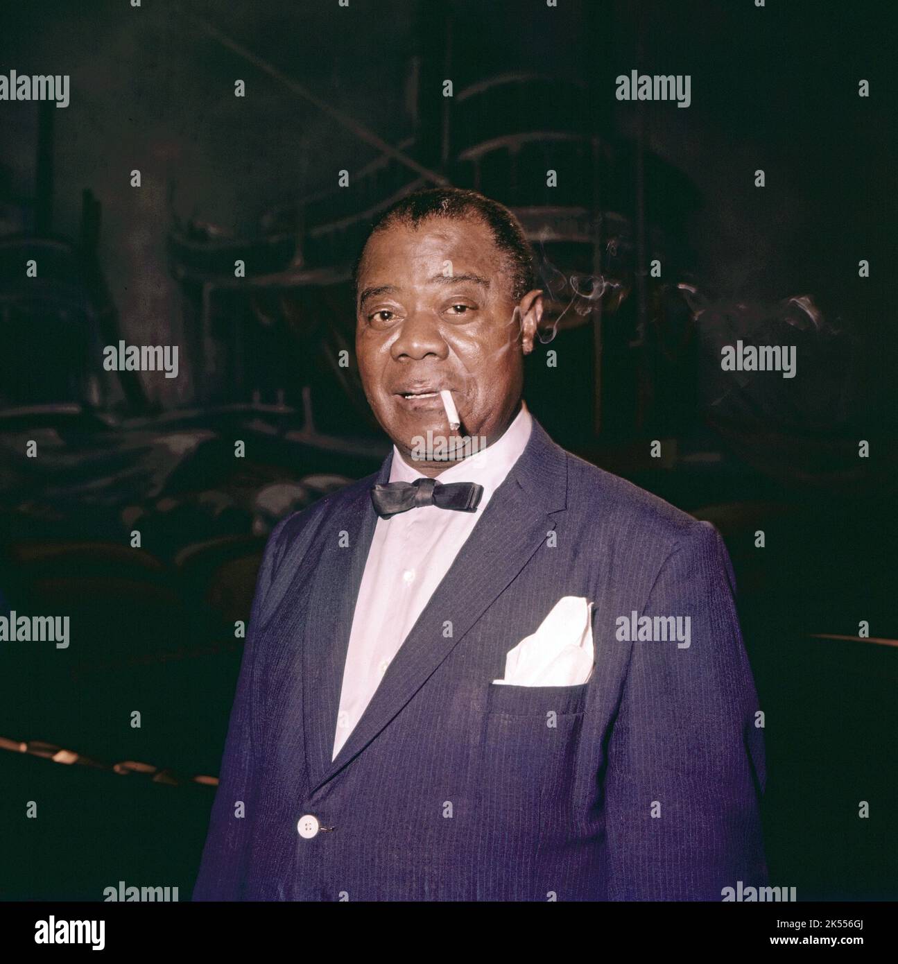 Louis Armstrong, amerikanischer Sänger, Jazztrompeter und Schauspieler ...