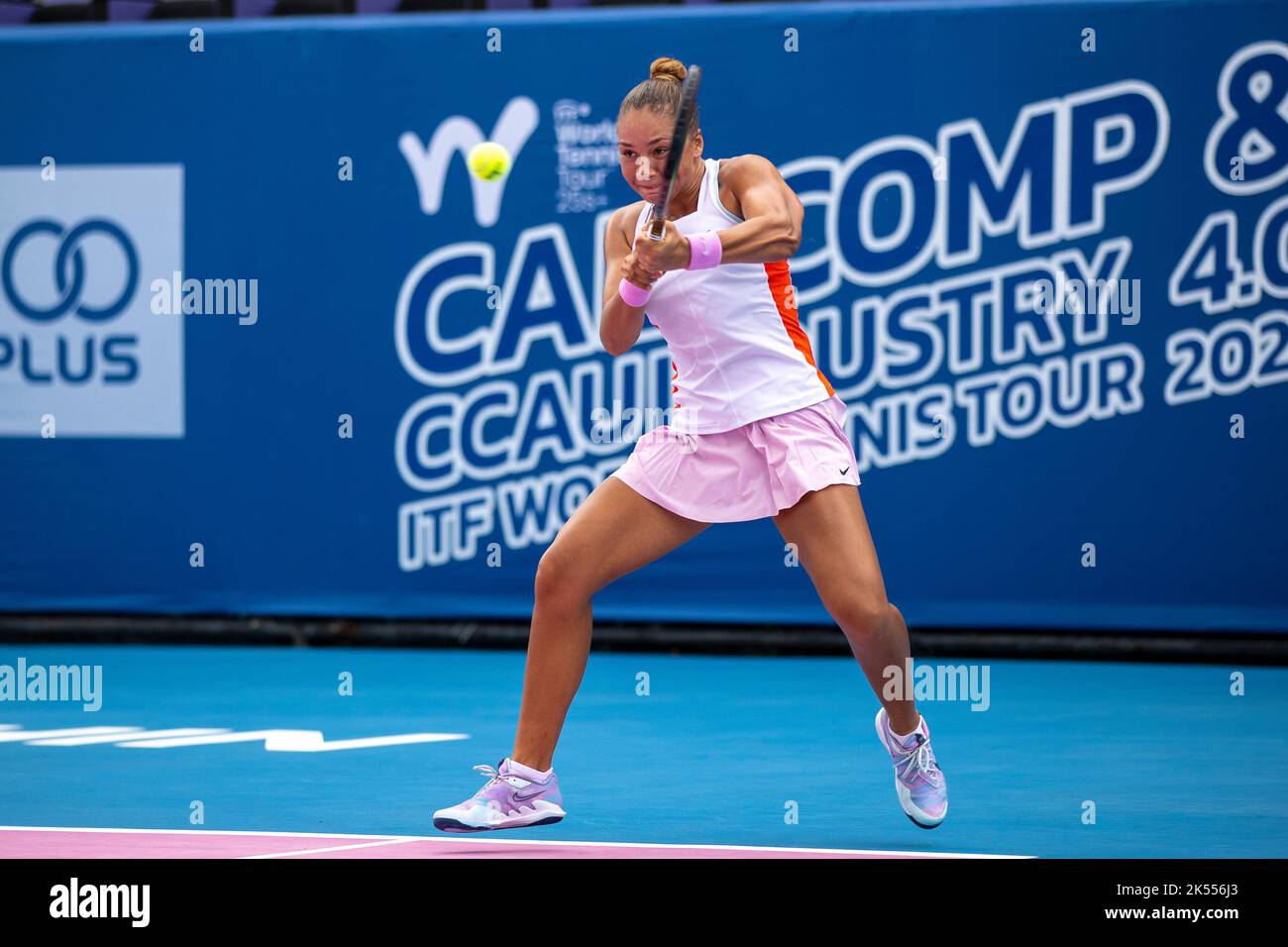 HUA HIN, THAILAND - OCTOBER 6: Sofia Costoulas from Belgium during the ...