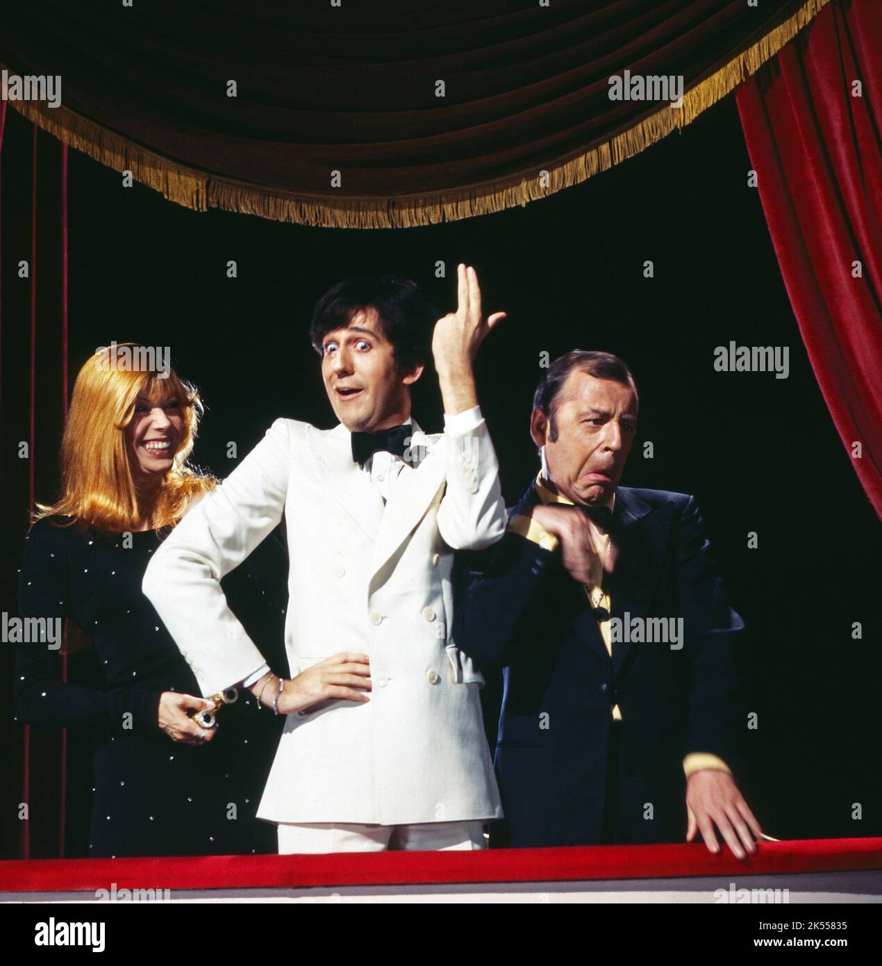 Disco, Musiksendung, Deutschland 1971 - 1982, Moderator Ilja Richter (Mitte), Katja Ebstein und ...