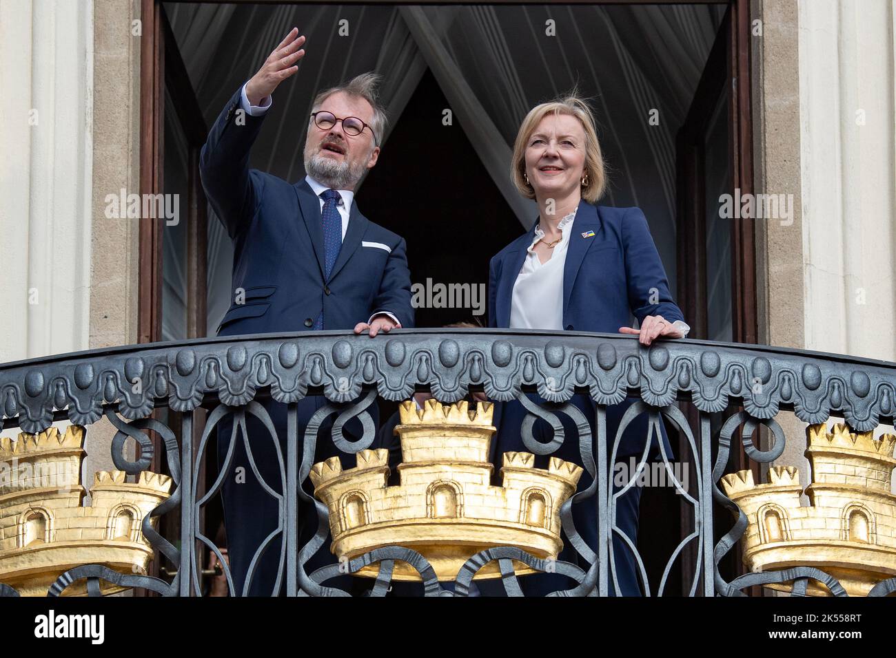 Prague, Czech Republic. 06th Oct, 2022. Czech Prime Minister Petr Fiala ...