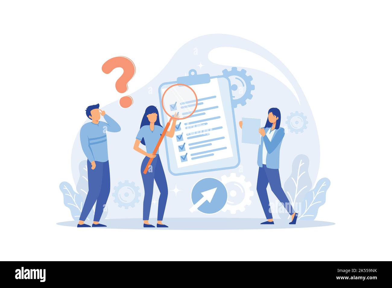 Office Work, Recruitment, HR Service Concept. HR Manager Interviewing ...