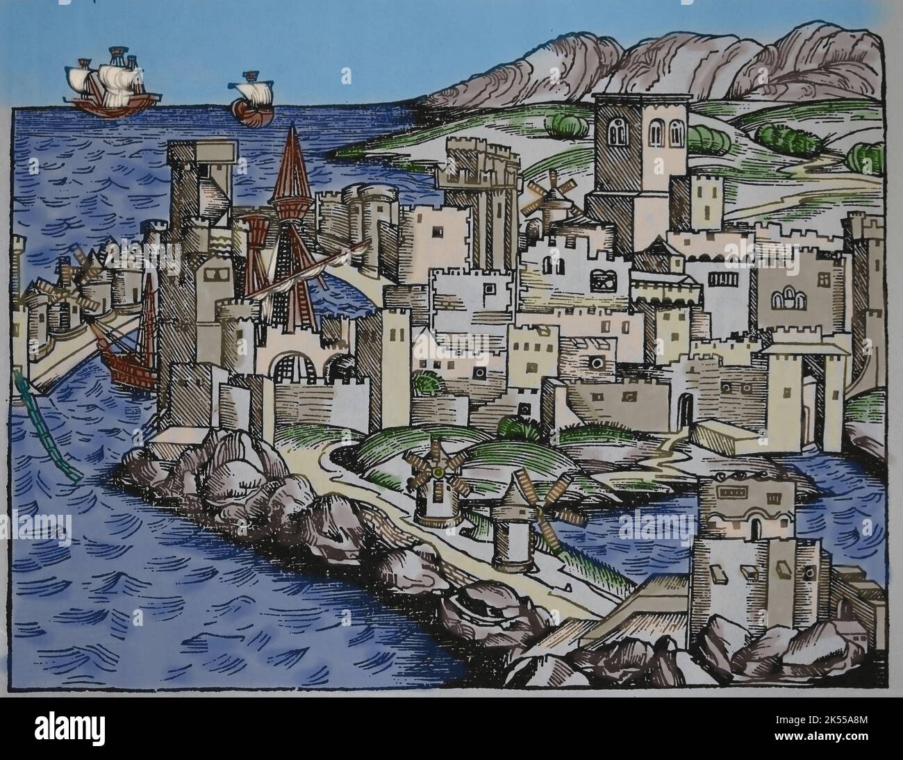 Medieval port chronicle hi-res stock photography and images - Alamy