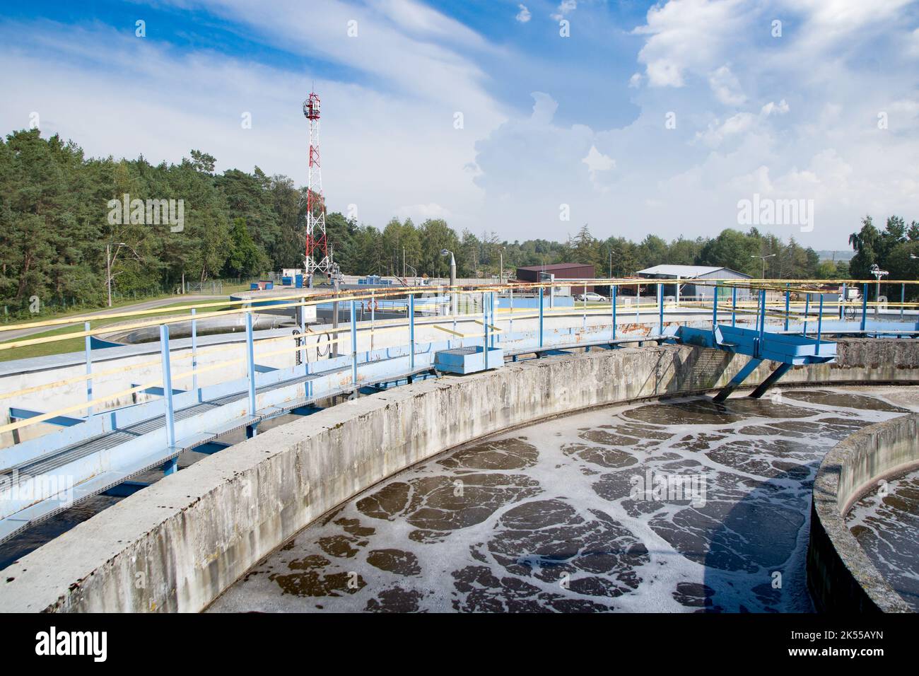 The Solid Contact Clarifier Tank type Sludge Recirculation process in ...