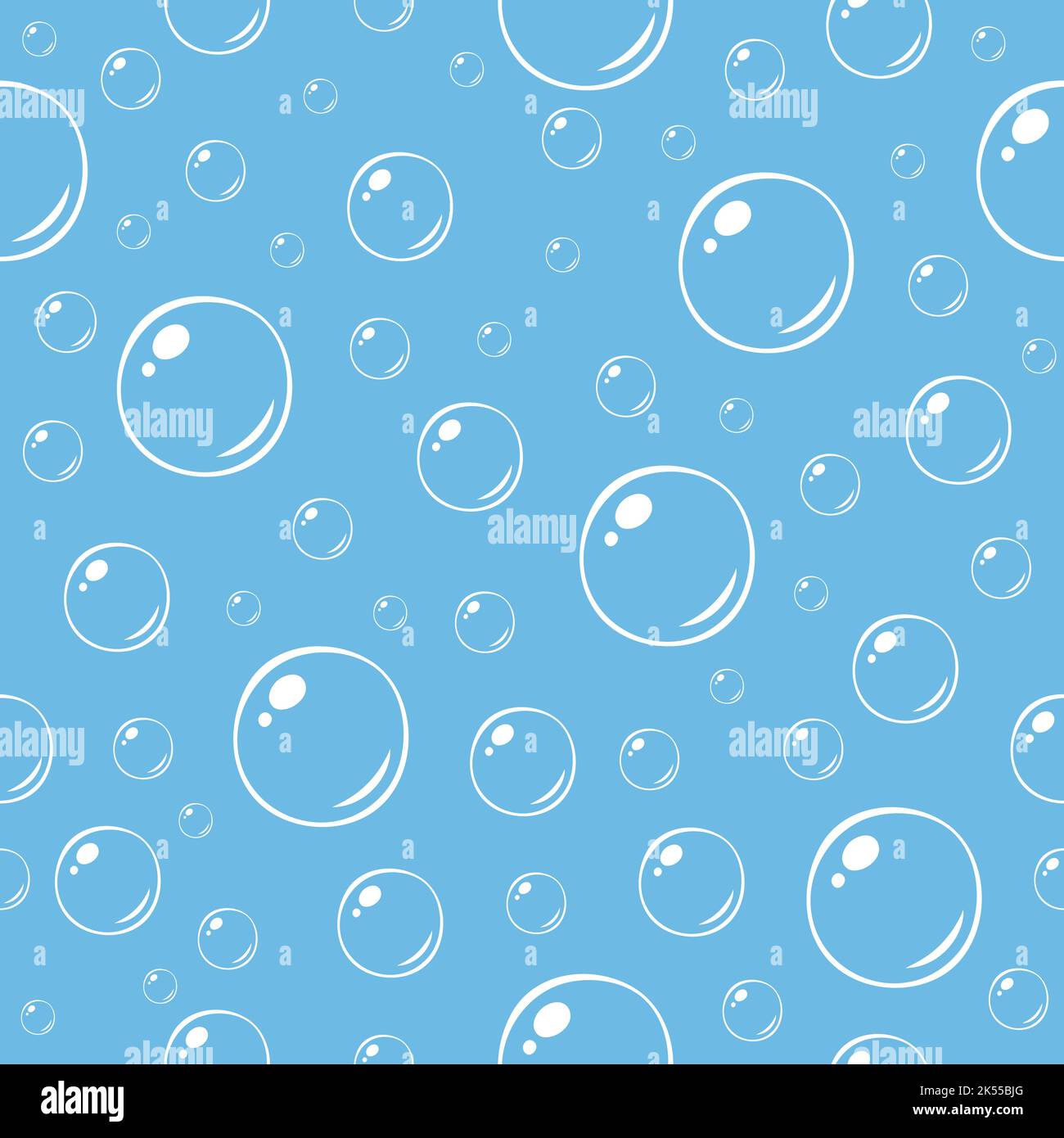 Soap bubbles seamless pattern. Vector hand drawn background Stock Vector Image & Art - Alamy