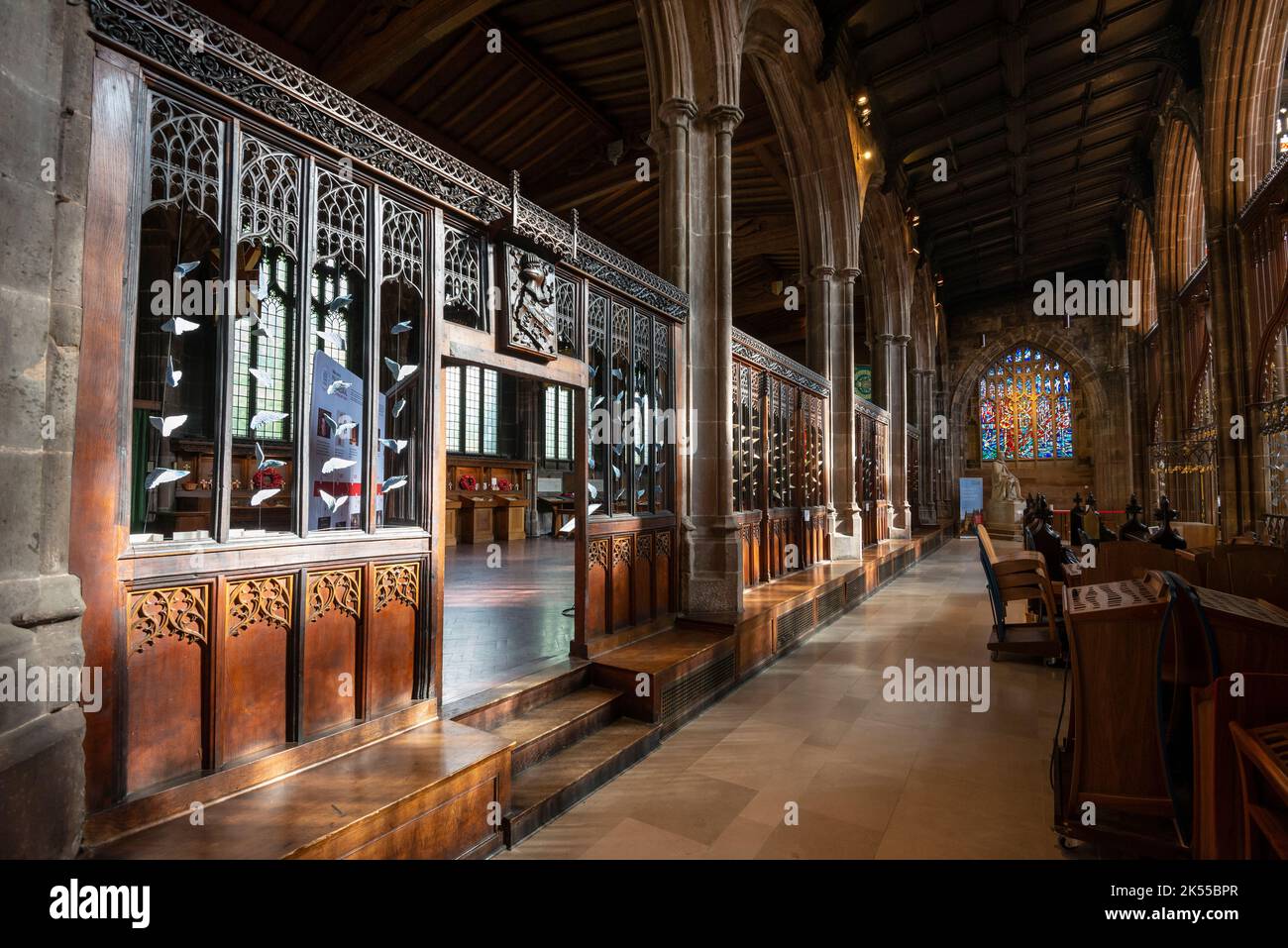 Inside of Manchester Cathedral, Northern England Stock Photo - Alamy
