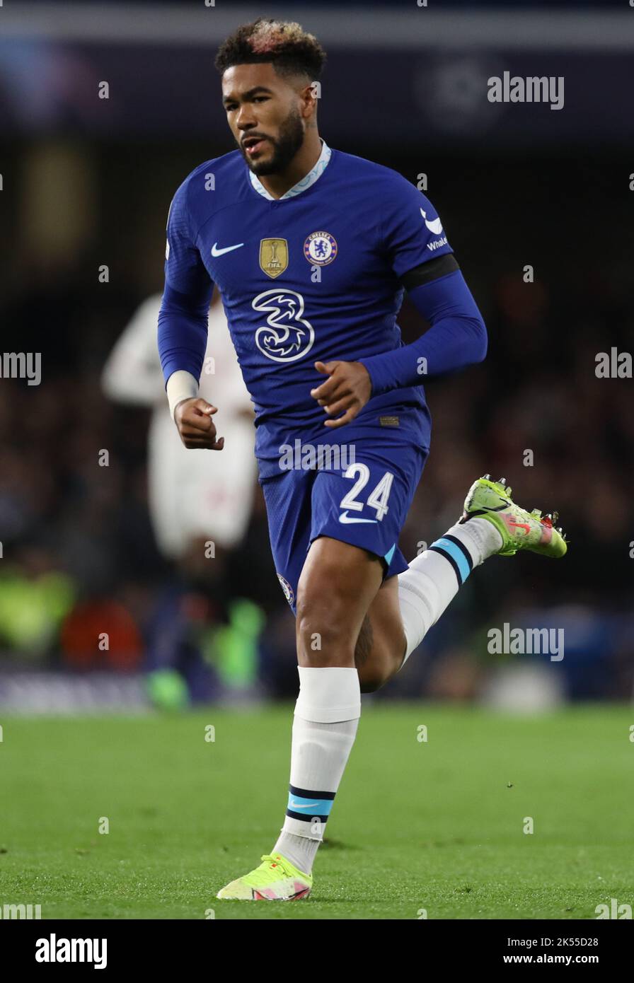 London, England, 5th October 2022. Reece James of Chelsea during the ... London, England, 5th October 2022. Reece James of Chelsea during the ...