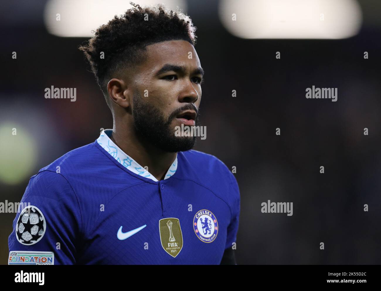 London, England, 5th October 2022. Reece James of Chelsea during the ... London, England, 5th October 2022. Reece James of Chelsea during the ...