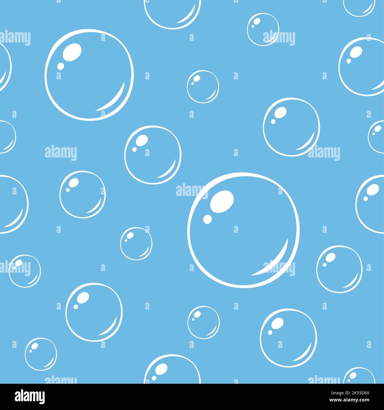 Soap bubbles seamless pattern. Vector hand drawn background Stock Vector Image & Art - Alamy