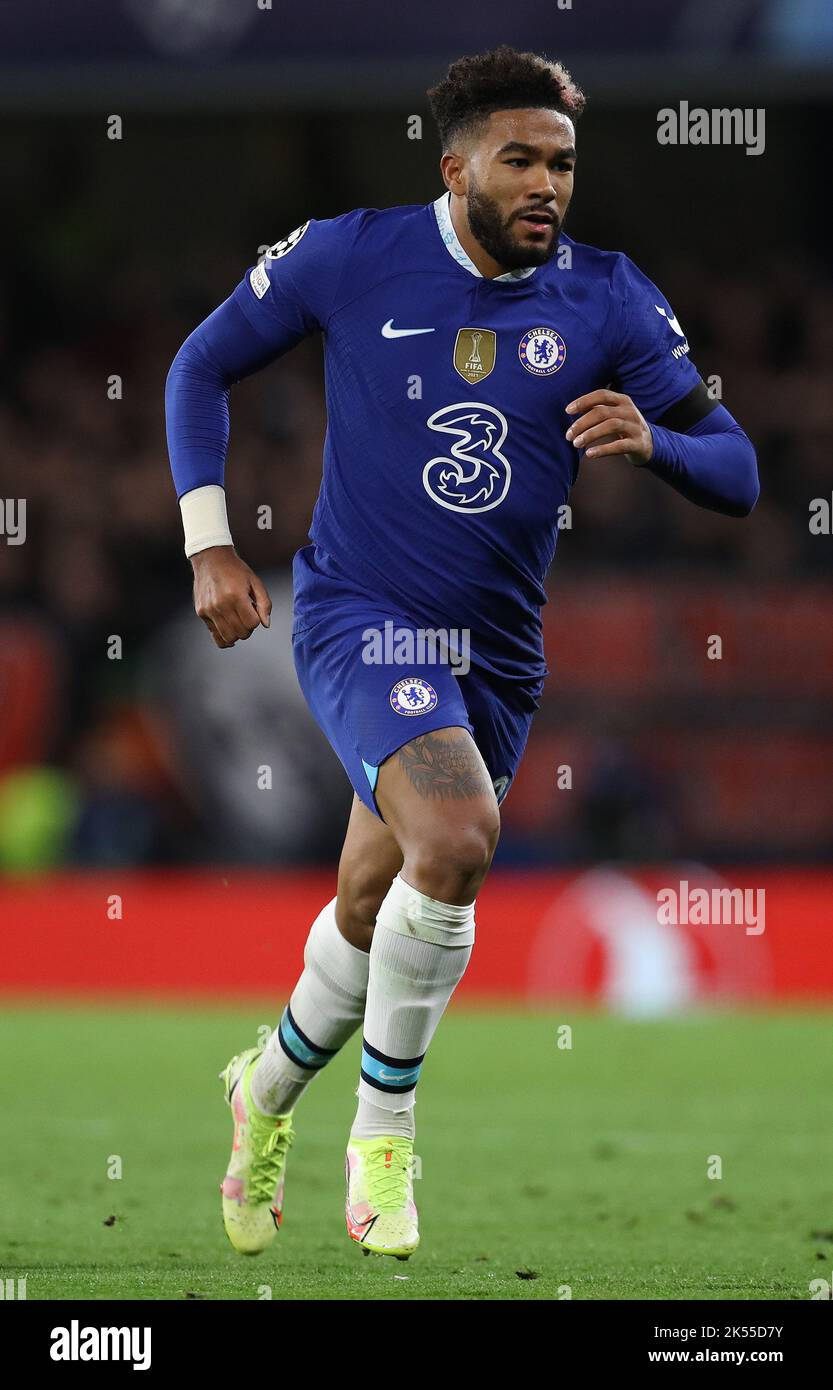 London, England, 5th October 2022. Reece James of Chelsea during the ...