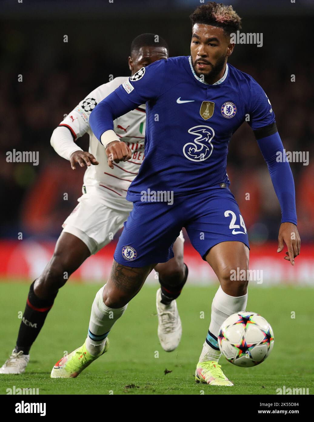London, England, 5th October 2022. Reece James of Chelsea during the ...