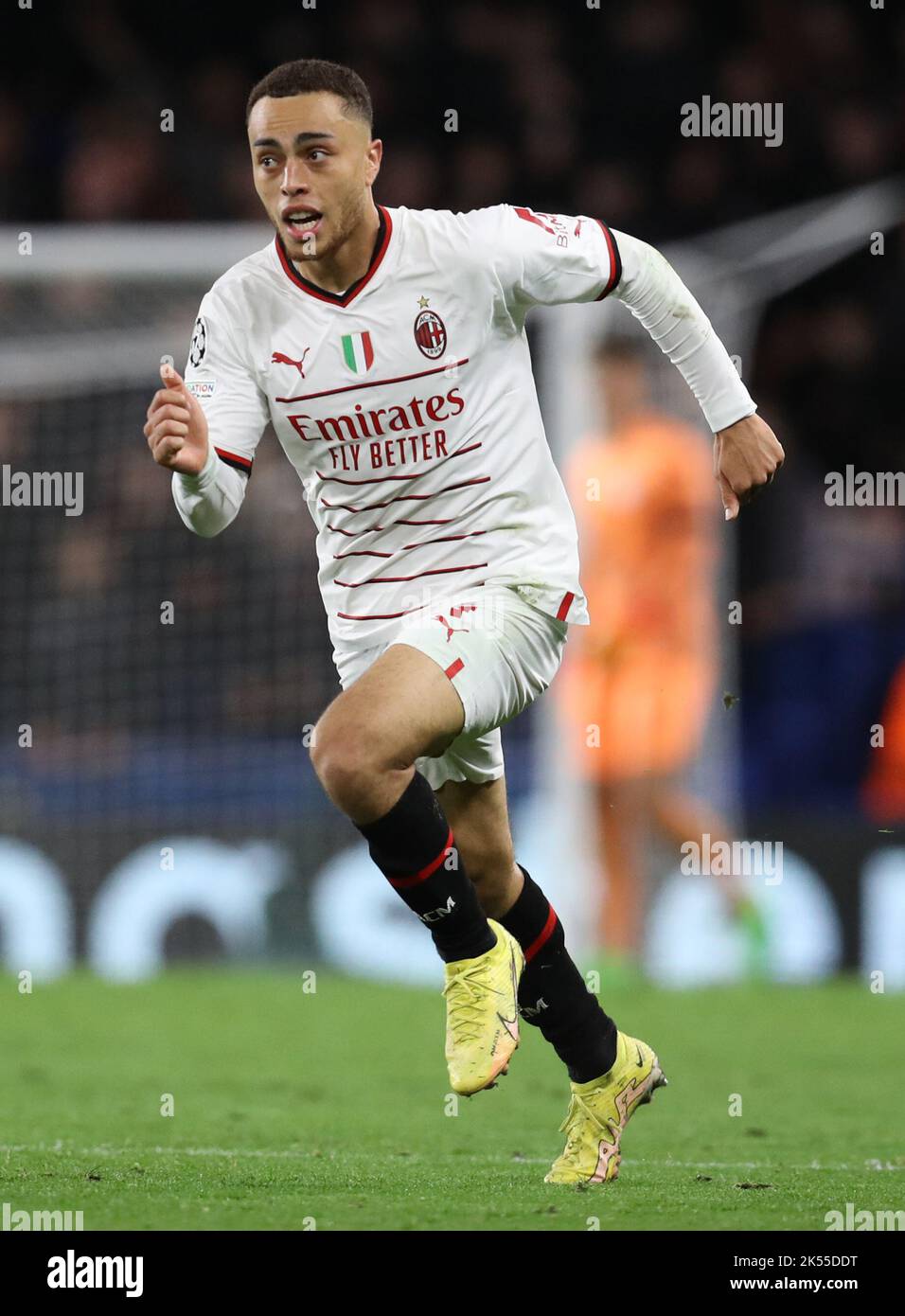 London, England, 5th October 2022. Sergiño Dest of AC Milan during the ...