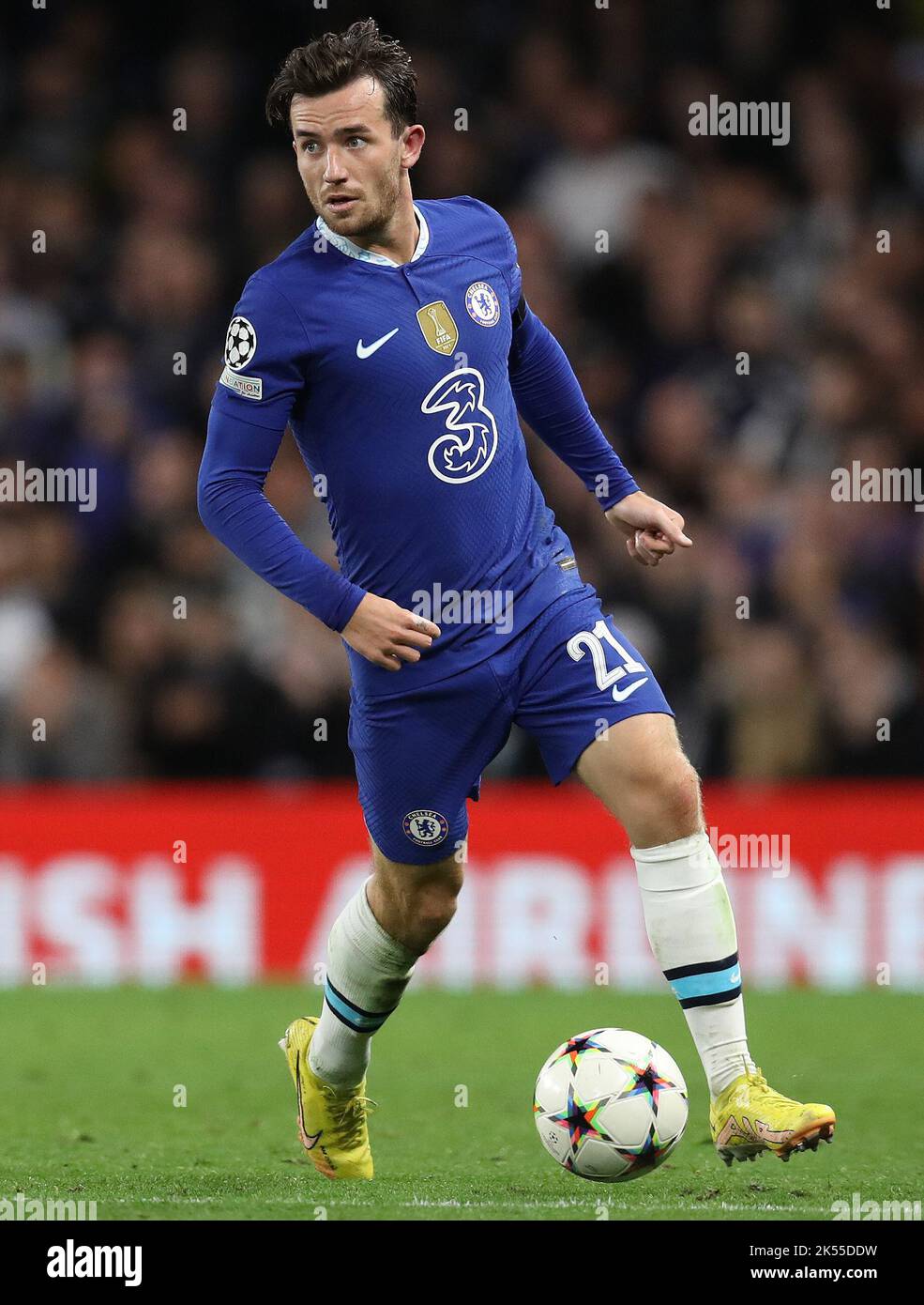 London, England, 5th October 2022. Ben Chilwell of Chelsea during the ...