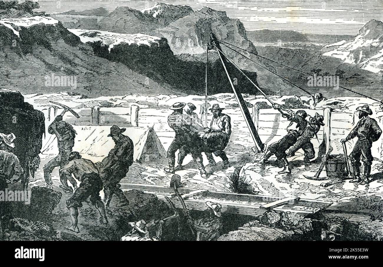 America 19th Century Stock Photo - Alamy