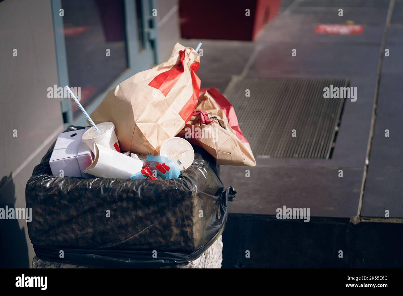 Trash can inside hi-res stock photography and images - Alamy