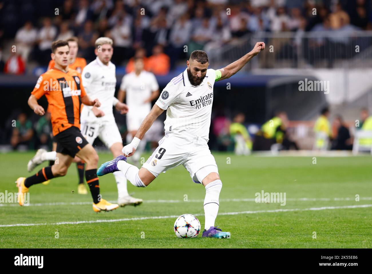 Karim Benzema of Real Madrid during the UEFA Champions League, Group F ...