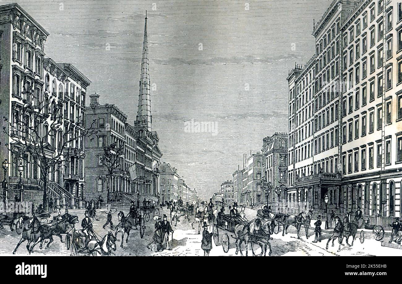 America 19th Century Stock Photo - Alamy